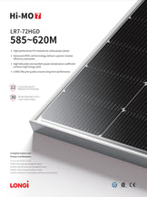 LonGi 615W Solar Panel (LR7-72HGD-615M) – TSolar
